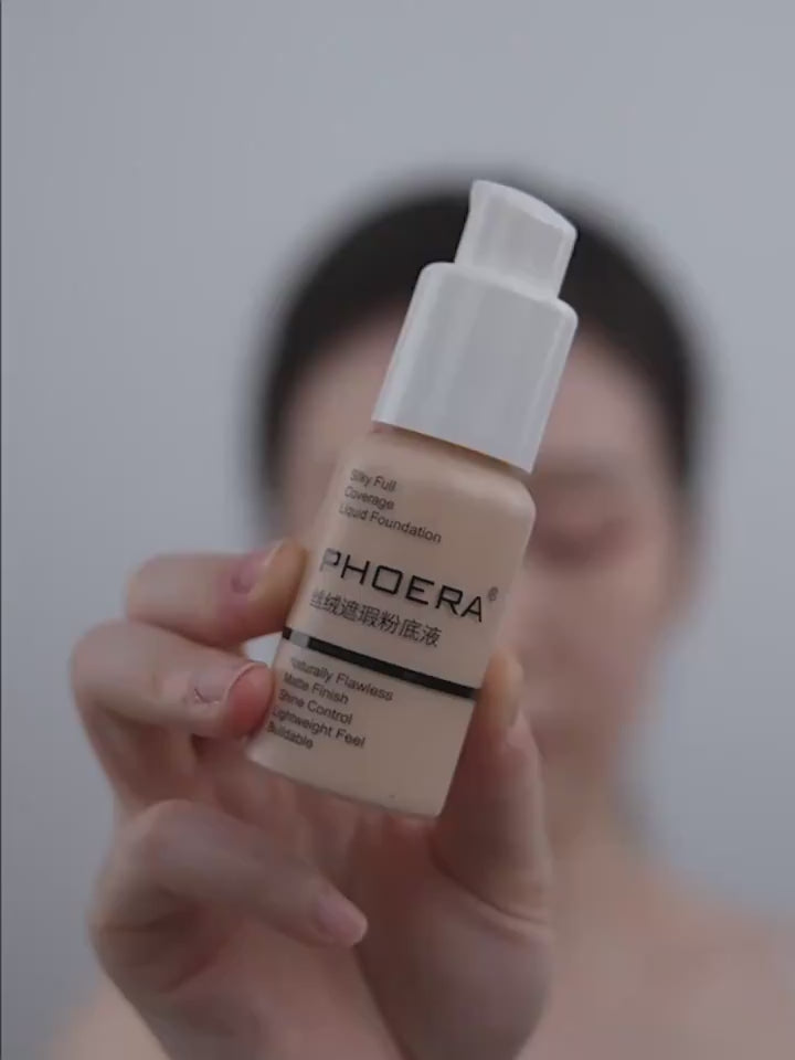 Explosive Press Type Oil Control Natural Color Matte Concealer Foundat ...